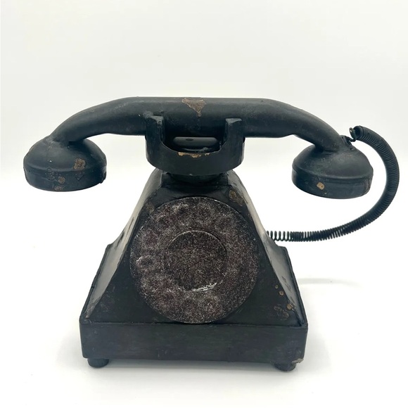Accents | Vintage Decorative Metal Rotary Phone Sculpture | Poshmark